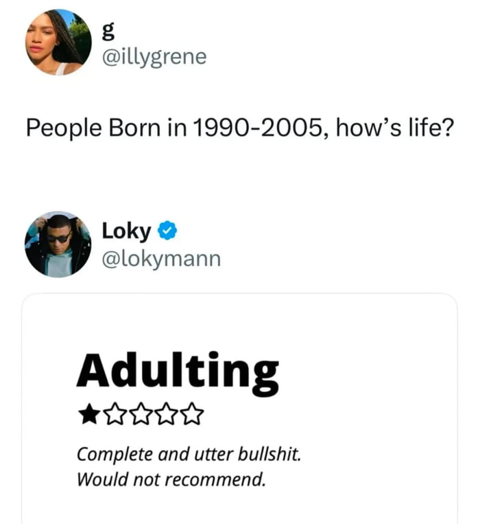 It doesn't even deserves a whole star, just a half. - 9GAG