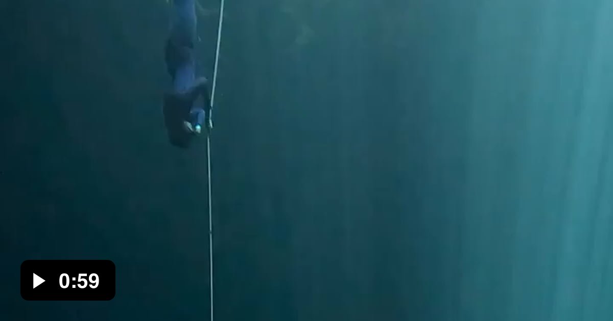 This is what a 20m Dive looks like, now imagine doing a 250m dive. - 9GAG