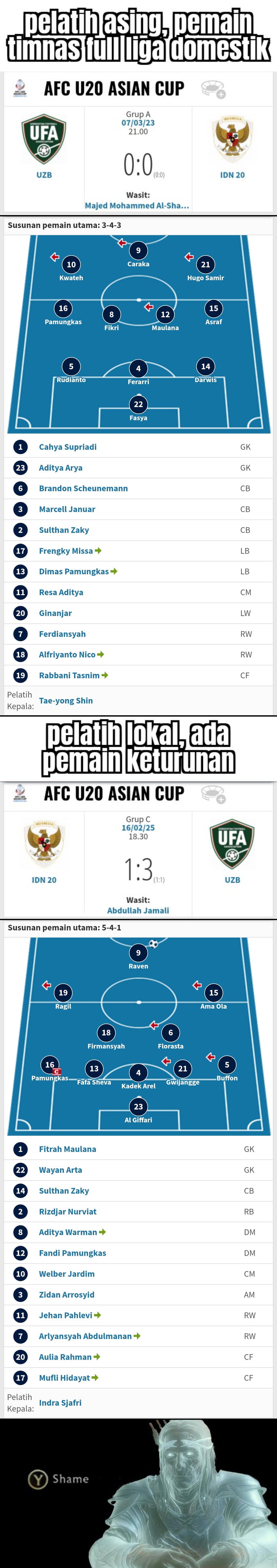 Skill issue si pelatih TC 1 bulan - 9GAG