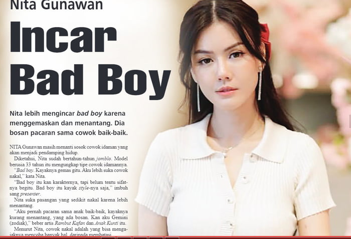 Dia incar bad boy seperti gus buntung kah atau seperti apa ? - 9GAG