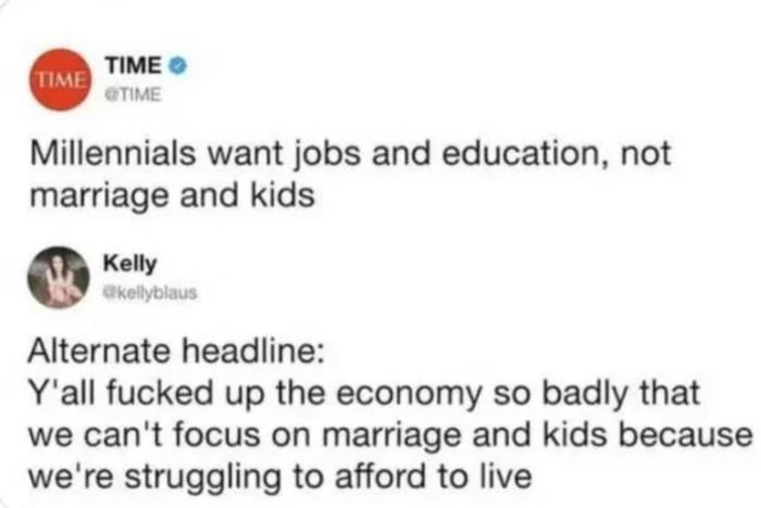 Millennial Wealth Gap... - 9GAG
