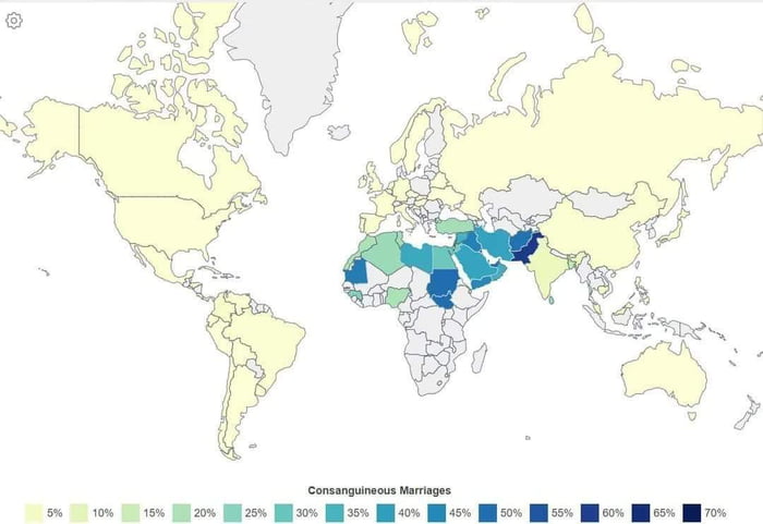 Most inbred countries in the world. Congrats guys, you won - 9GAG