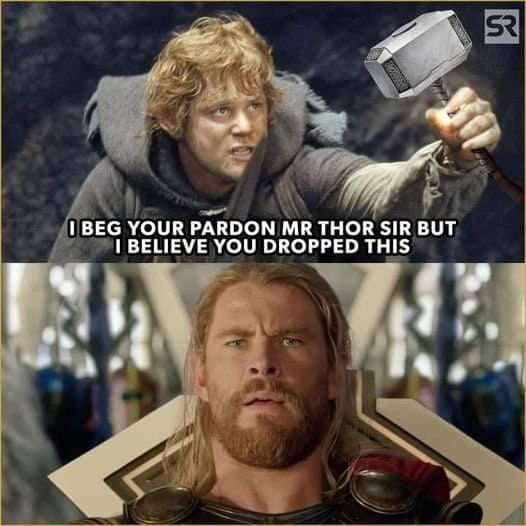 But, is Thor worthy of Sam? - 9GAG