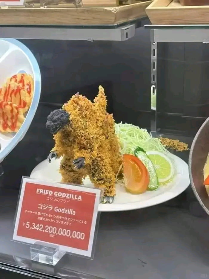 Fried Godzilla? - 9GAG