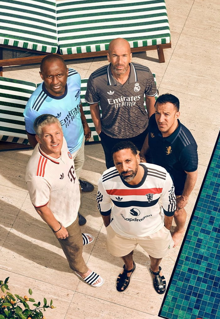 5 Legends, 5 giant clubs. Absolute class by Adidas in presenting their ...