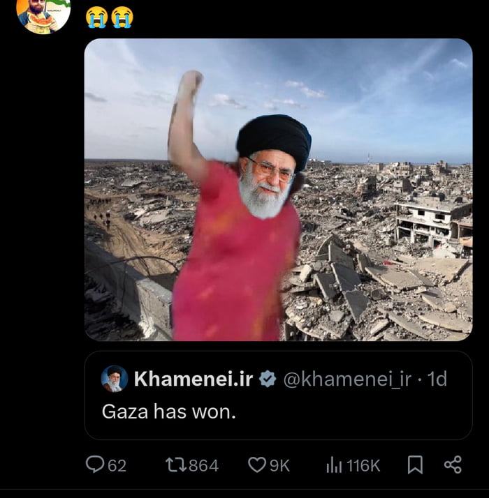 Iran took Hamas and Hezbollah to cleaners 😭🤣 - 9GAG