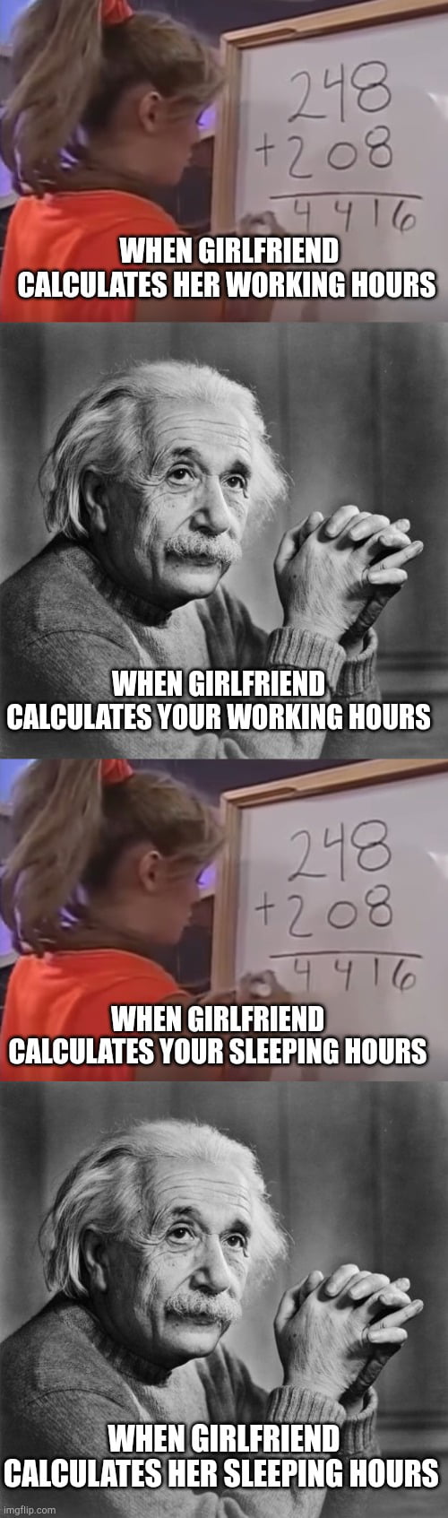 You sleep more, I work more - 9GAG