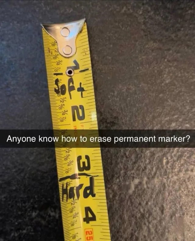 OPs measuring tape - 9GAG
