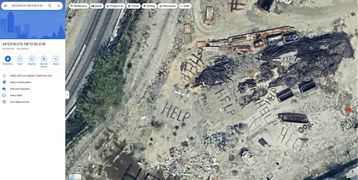 Human Traffic maybe discovered. Link of the google map inside. - 9GAG