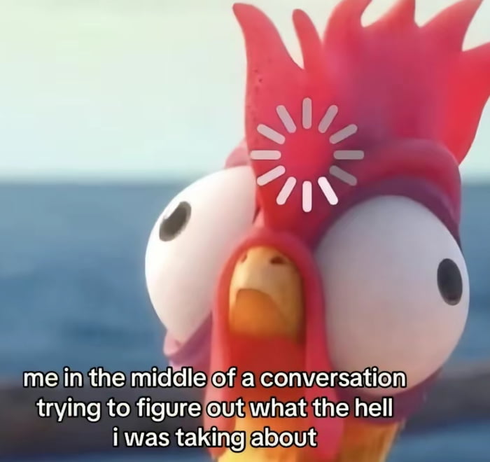 When your brain decides to take a quick coffee break mid-conversation. - 9GAG