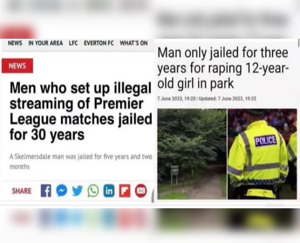 I know we hate on the US justice system here, but WTF is going on in England - 9GAG