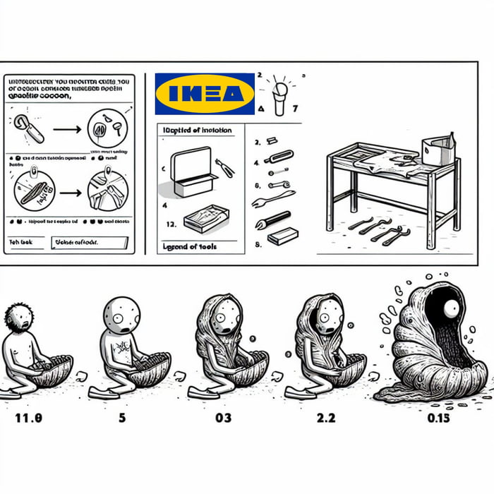 #Nonsensical_ikea_instructions - 9GAG