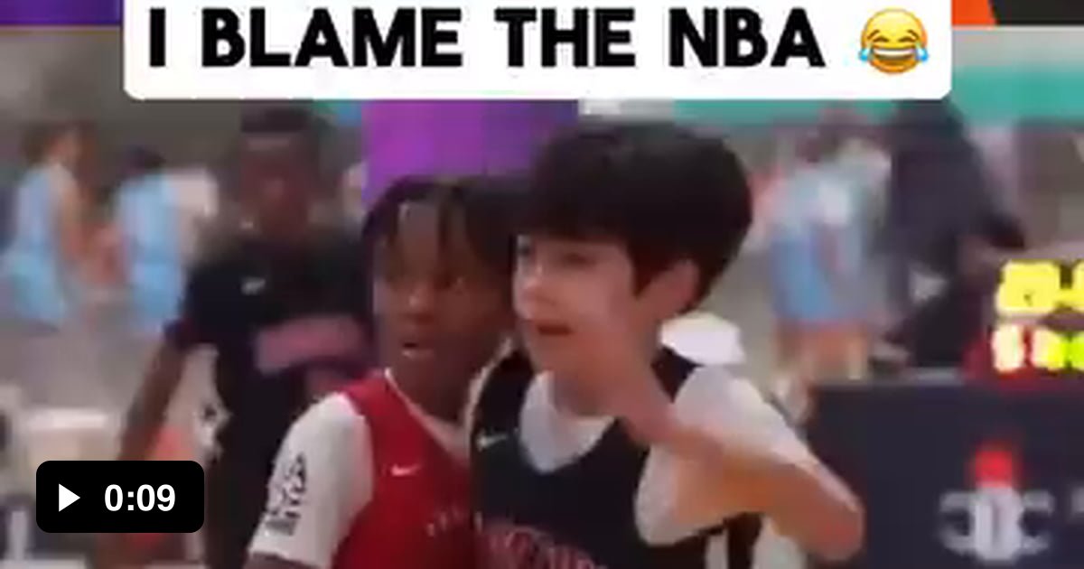 The kid went to LeBron's basketball school for flopping - 9GAG
