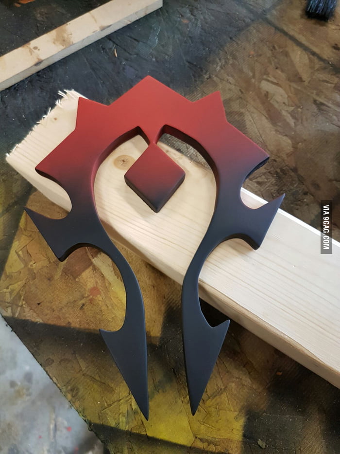 Doing some custom wood working. Horde crafting - 9GAG