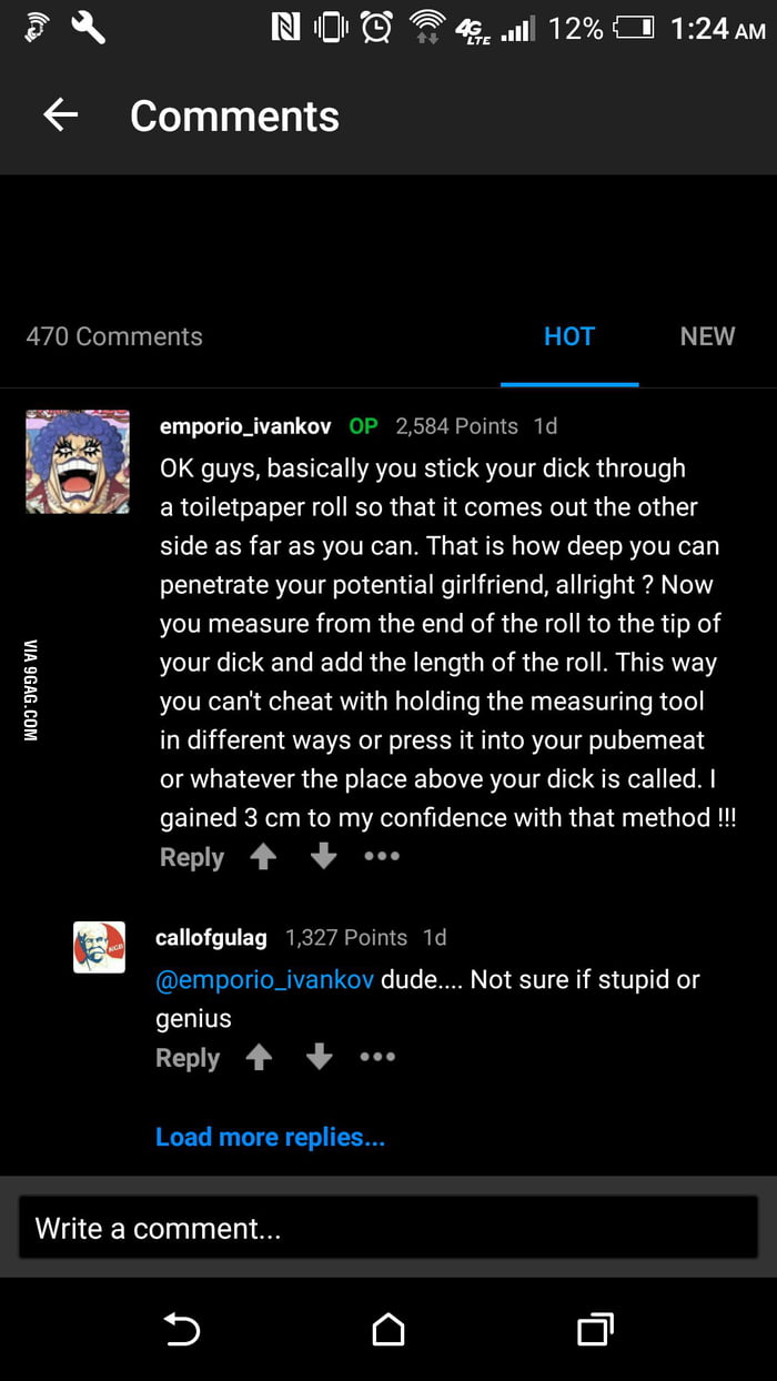 Revolutionary method to measure your dick size - 9GAG