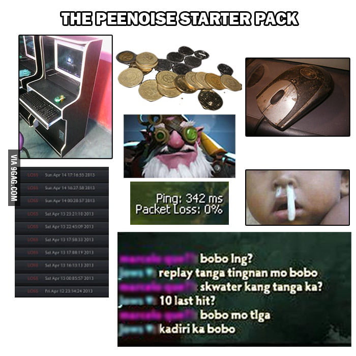 The Peenoise starter pack - 9GAG