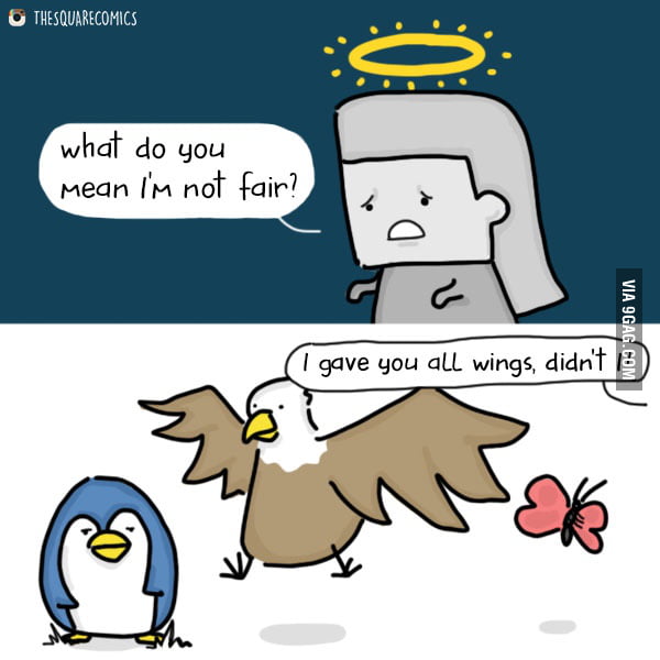 God is fair - 9GAG