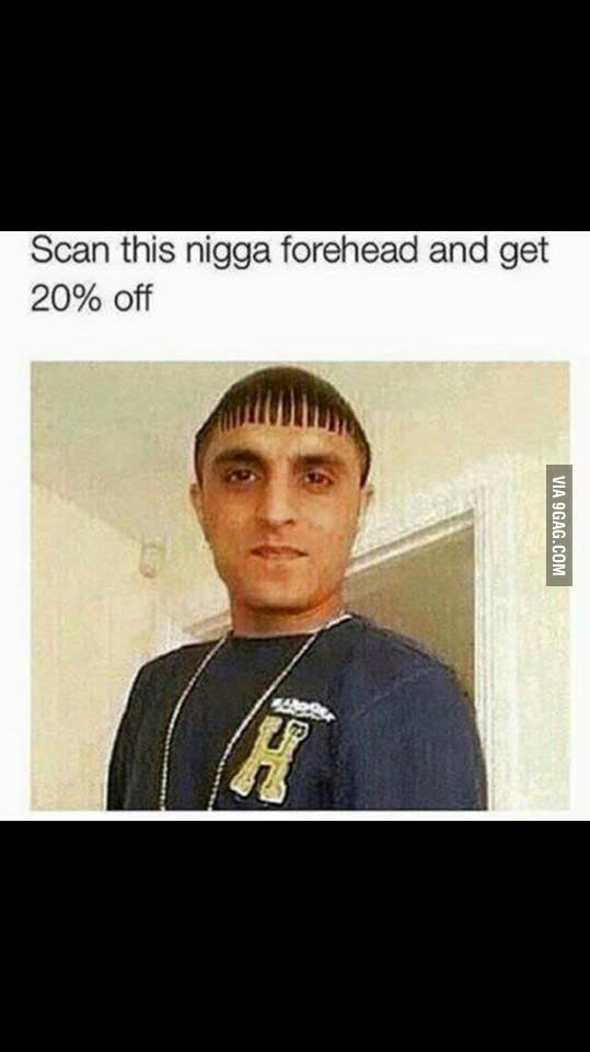 Barcode hair Say no more fam - 9GAG
