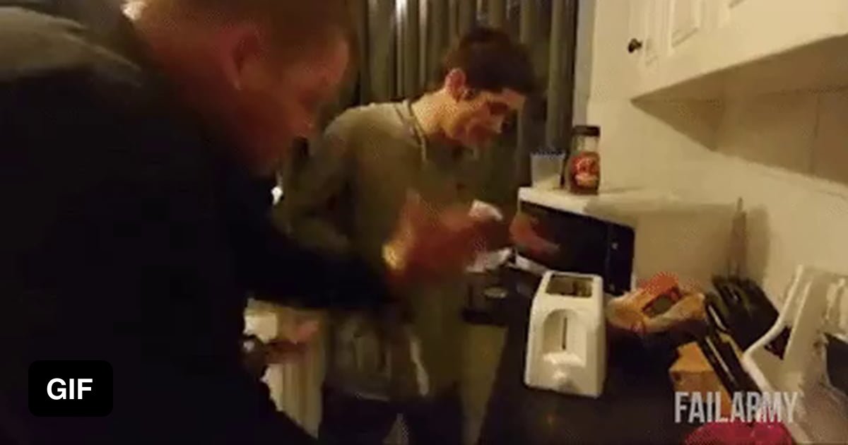 While I stab this toaster. - 9GAG