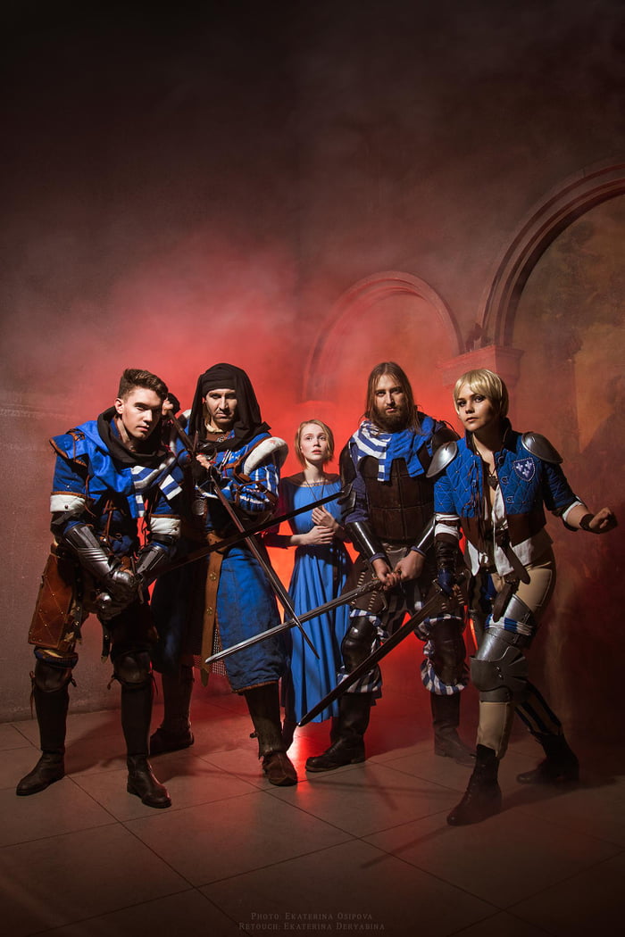 The Witcher 2 cosplay - the Blue stripes and Anais - 9GAG