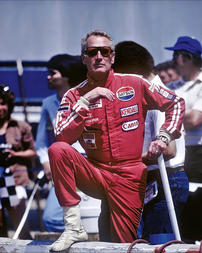 Paul Newman, 1974 - racing the Ferrari 356 GTB Daytona at the ...