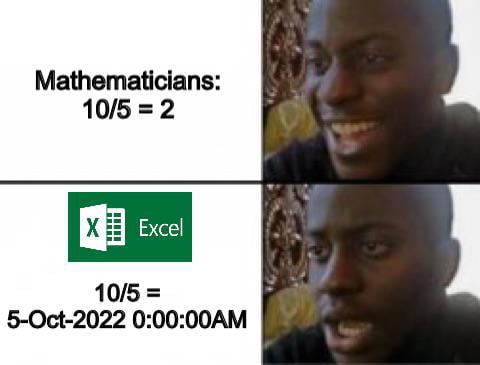 Math v Excel - 9GAG