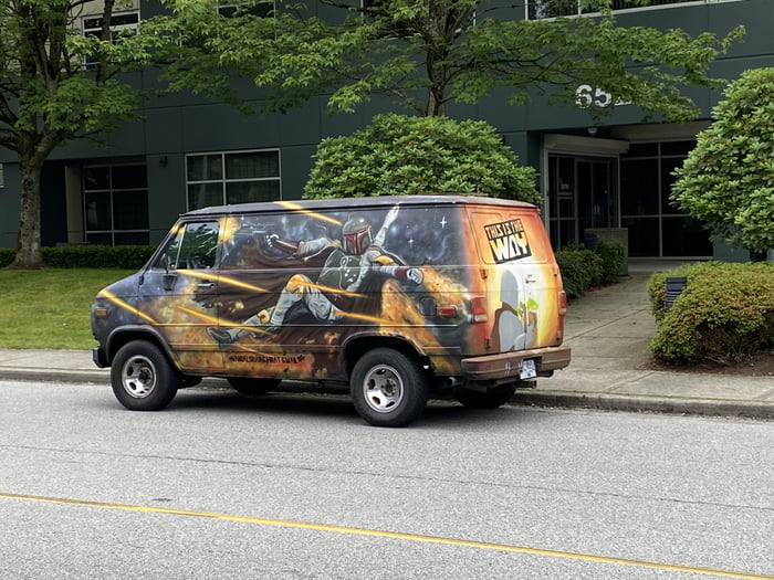 Saw a nice custom painted van on the way to work - 9GAG