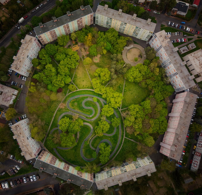 Communist Blocks In Bratislava, Slovakia (Photo by Pavol Kulkovský) - 9GAG