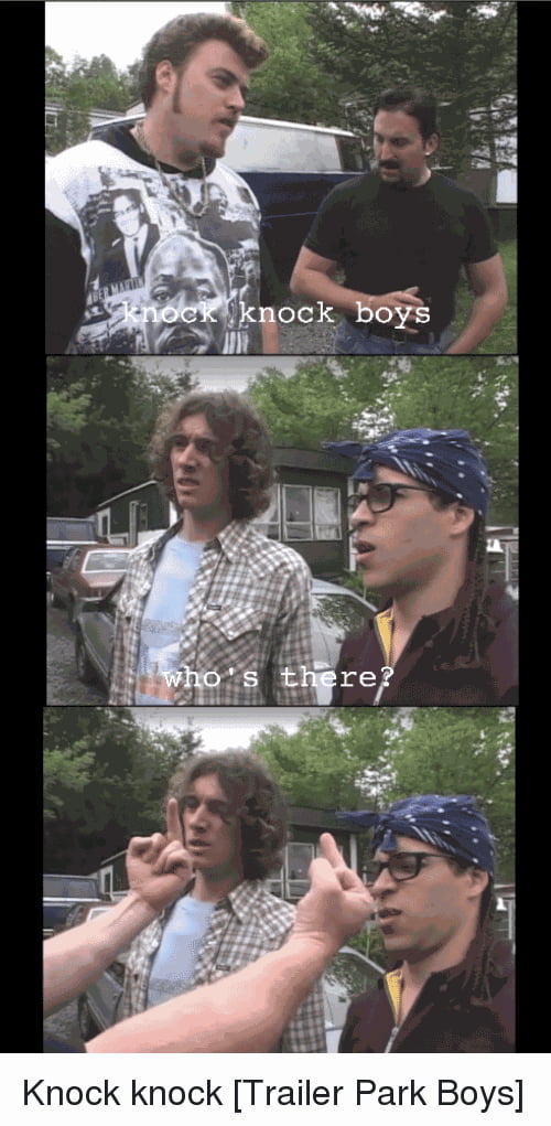 Knock knock boys - 9GAG