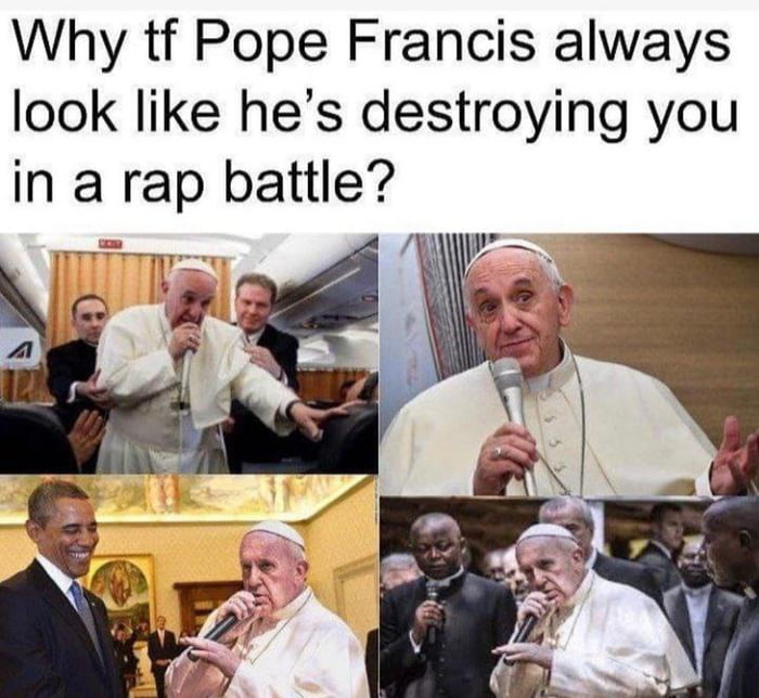 Lil Pope. The rapper of holy. - 9GAG