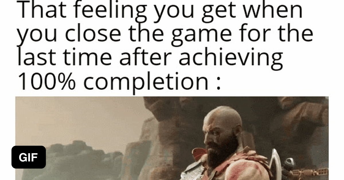 What's the first game that you've achieved 100% completion? - 9GAG
