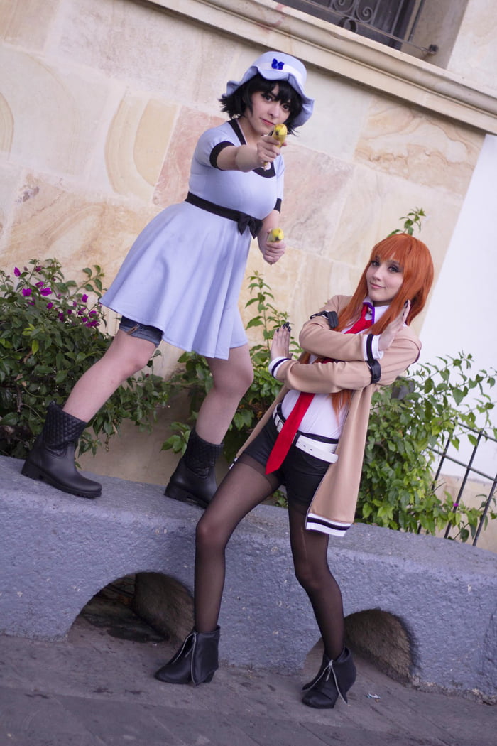 Mayuri Shiina and Kurisu Makise (Steins;Gate) by Spooky Dye and Sonny Meriweather - 9GAG