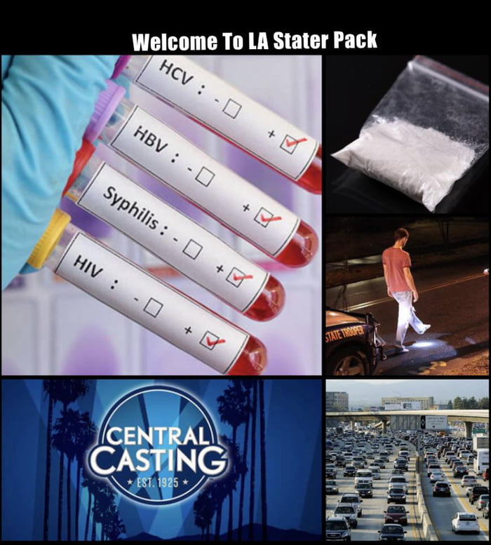 Welcome To LA Starter Pack - 9GAG
