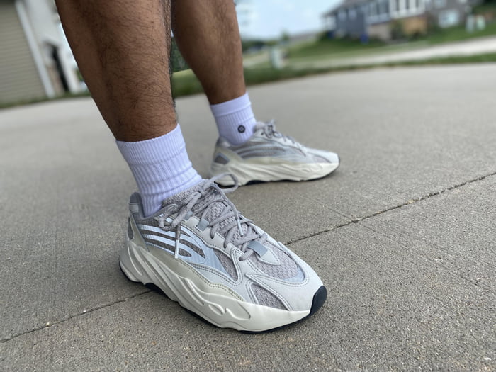 Slowly getting more into clunkier shoes - Yeezy 700 V2 “Static” - 9GAG