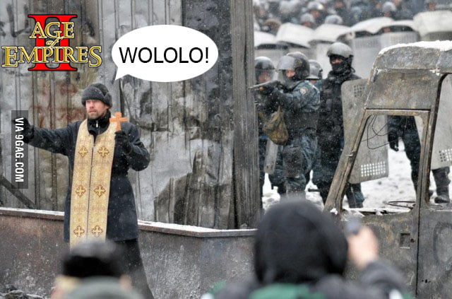 Age of Empires II priest wololo! - 9GAG