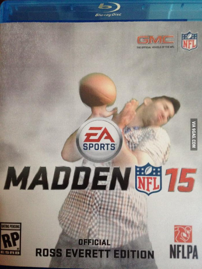 At E3 they're letting people make their own Madden 15 cover. - 9GAG