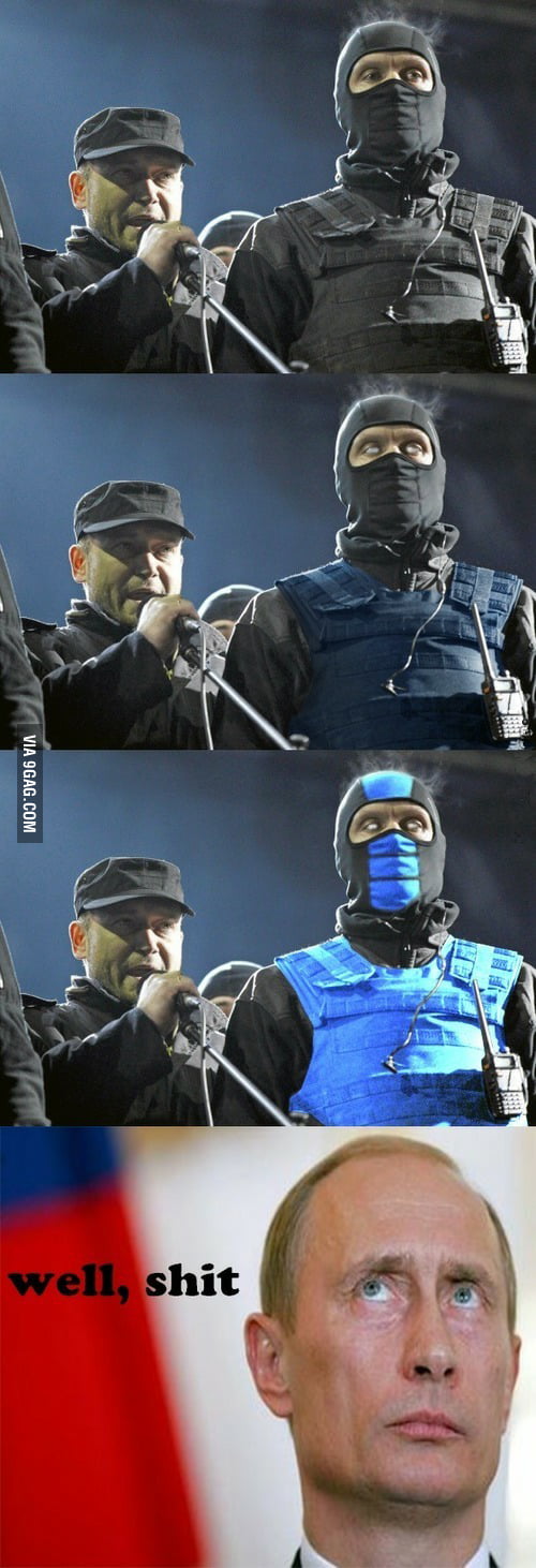 Sub Zero Have Been Summoned To Fight For Ukraine - 9GAG