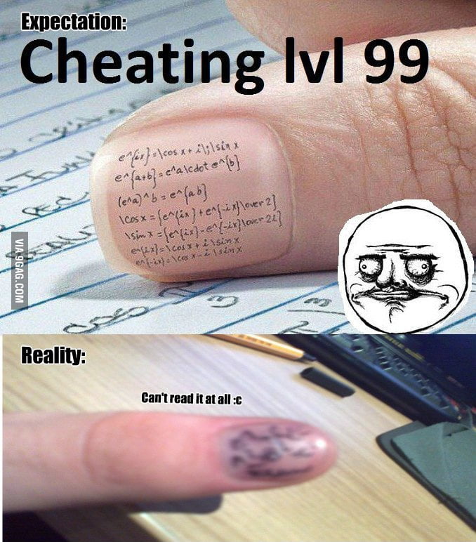 Cheating level 99 - 9GAG
