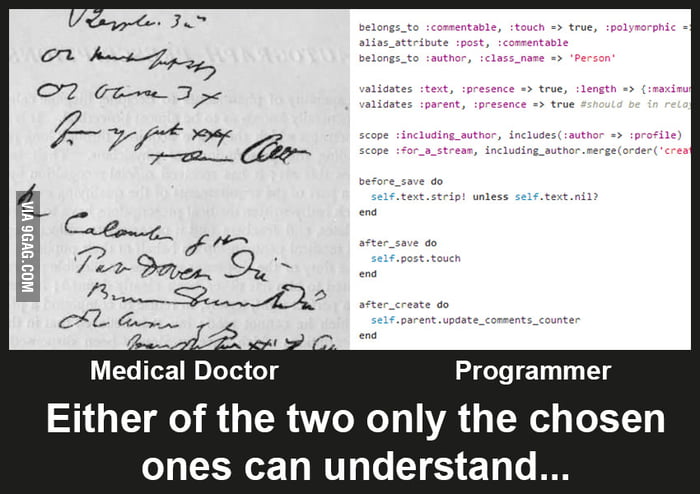 Medical Doctor and Programmer - 9GAG