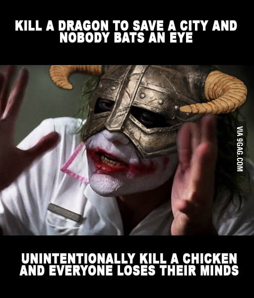 Dragon VS. Chicken - 9GAG