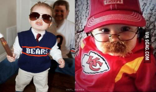 Baby Ditka & Reid - 9GAG