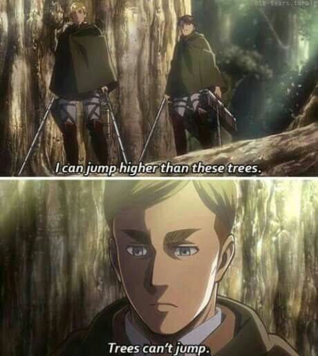 Trees can't jump - 9GAG