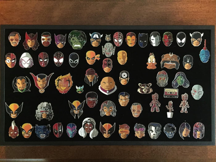 Marvel Enamel Pin Collection by Tom Whalen - 9GAG