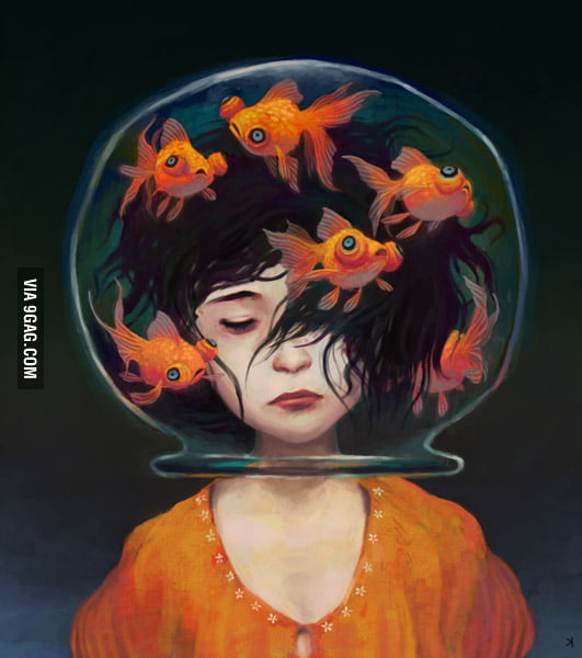 Somehow I can relate to this painting. (Mistaken Identity. By- Ken Wong ...