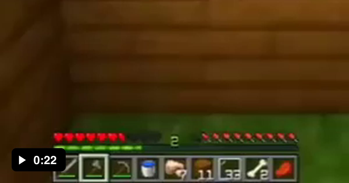 Minecraft Giga mob behavior - 9GAG