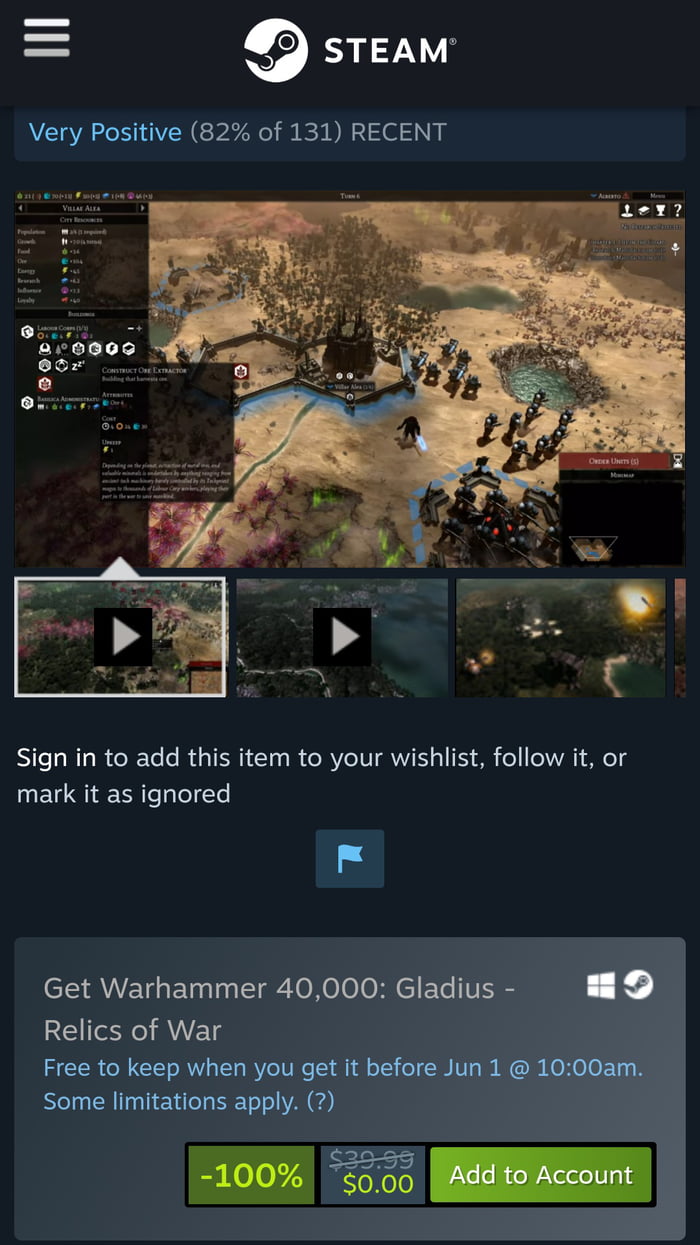 Gladius is free to keep on steam - 9GAG