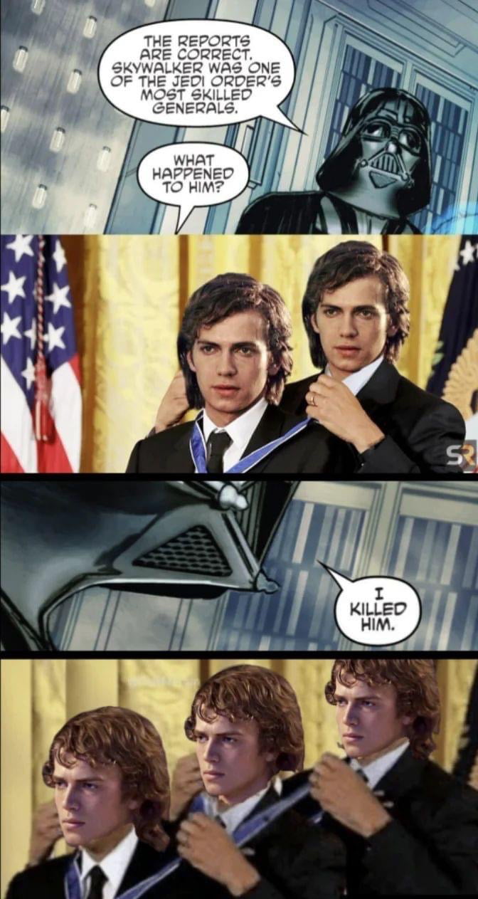 Glad Anakin and Obi-Wan got their stories straight - 9GAG
