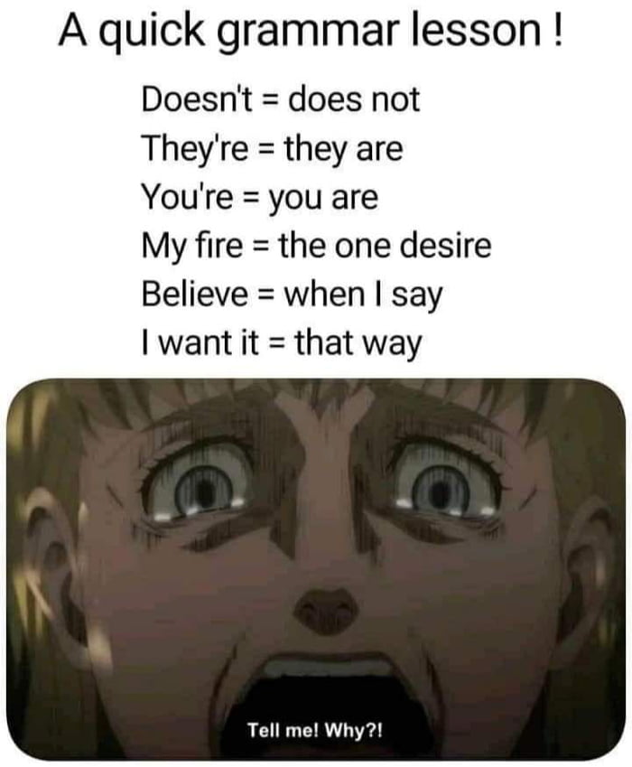 Tell me! Why!? - 9GAG