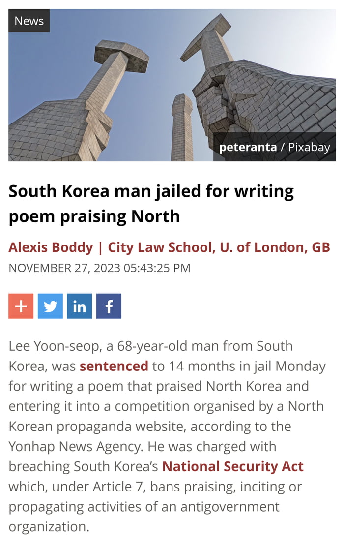 Democracy is characterized by freedom of speech. Right?... Right??? - 9GAG