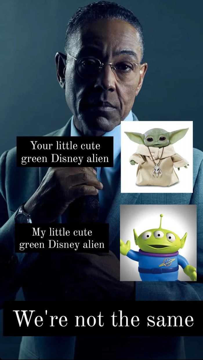 Little cute green Disney alien - 9GAG